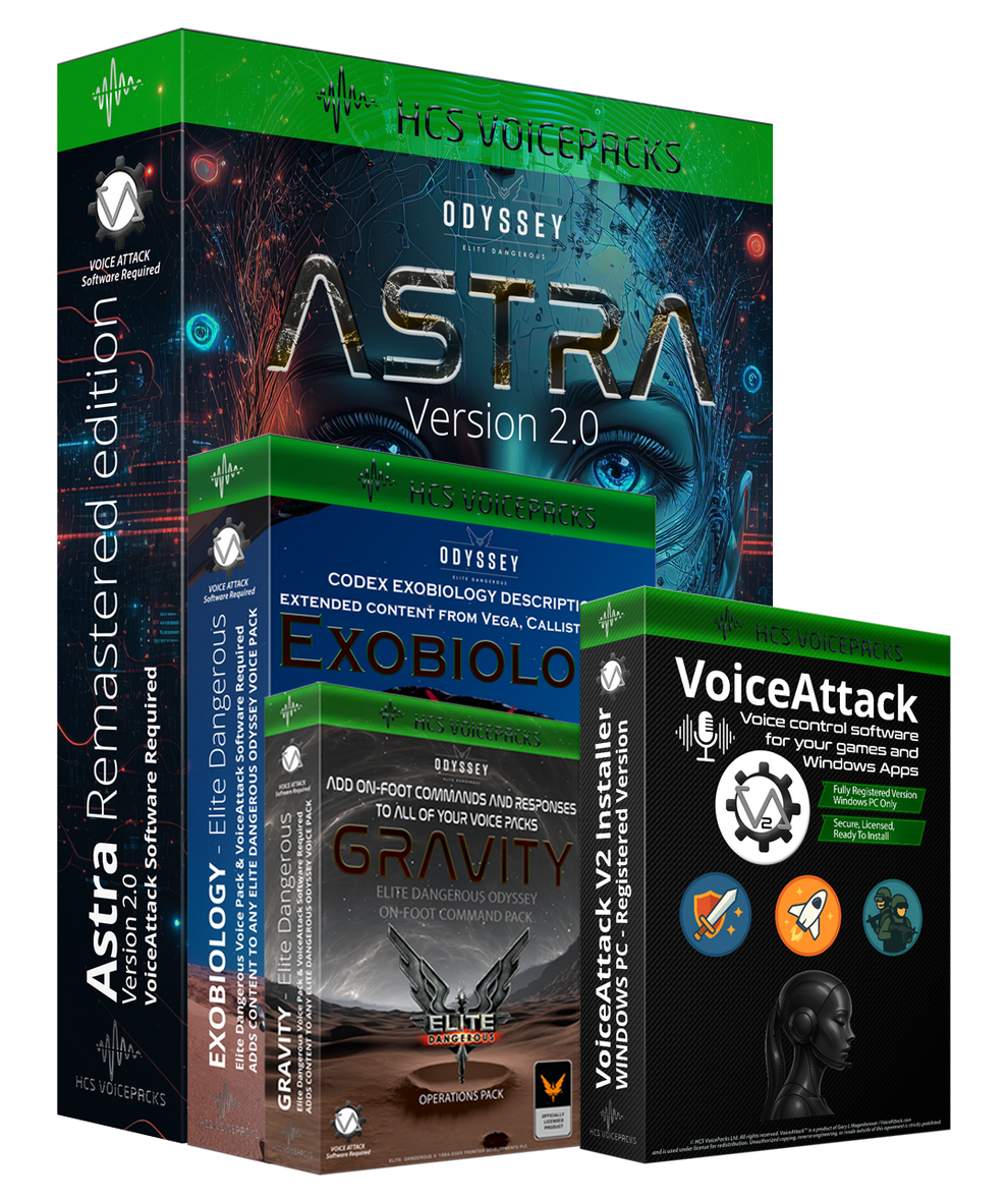 Elite Dangerous: ASTRA Space Odyssey Premium Pack – HCS Voice Packs Ltd