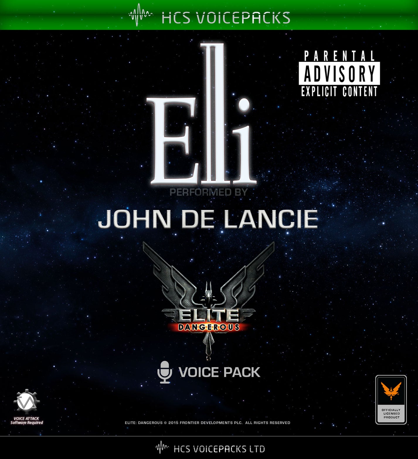Eli - Performed by John De Lancie – HCS Voice Packs Ltd